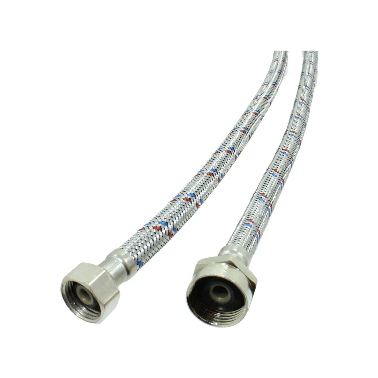 Manguera para WC 50 cm metálica Amuer P127850P - H79 - Herramientas el 79