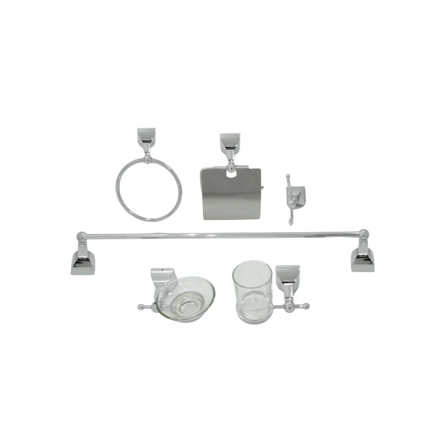 Juego de accesorios para baño cromado Fidic A10 - H79 - Herramientas el 79